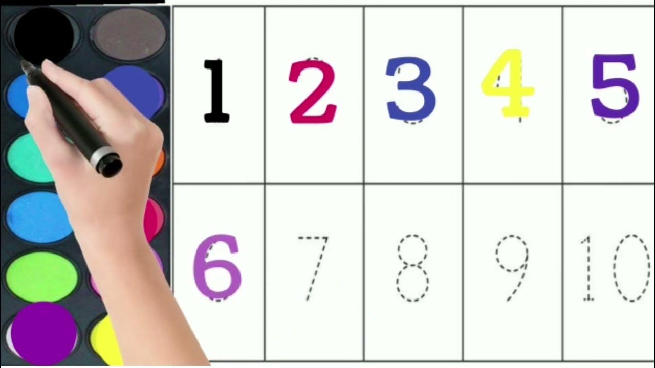 how to write 1 to 10 , 1 to 10,counting 1 to 10,how to write numbers ...
