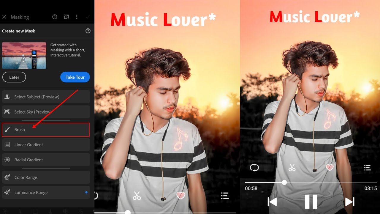 Music Lover Photo Editing Picsart🎵 | Music Photo Editing | Face Smooth ...