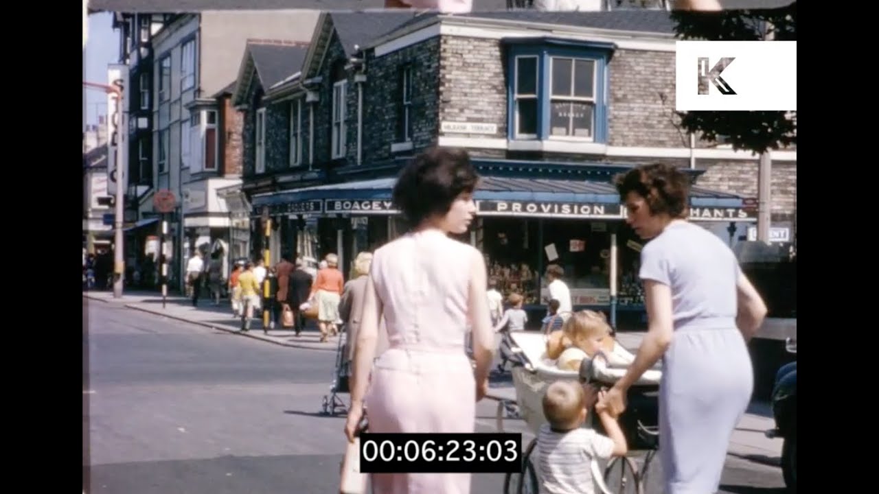 1960s, Yorkshire Coast, Street Scenes in a Residential Area, 2K - YouTube