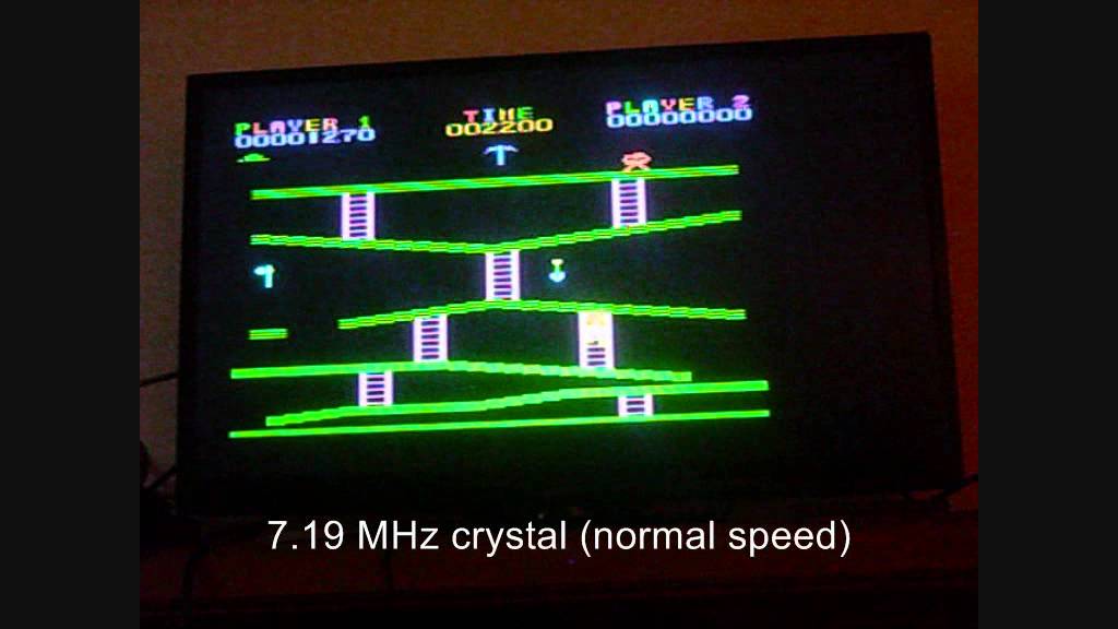 Colecovision Speed Mod / Hack - Miner 2049er - YouTube