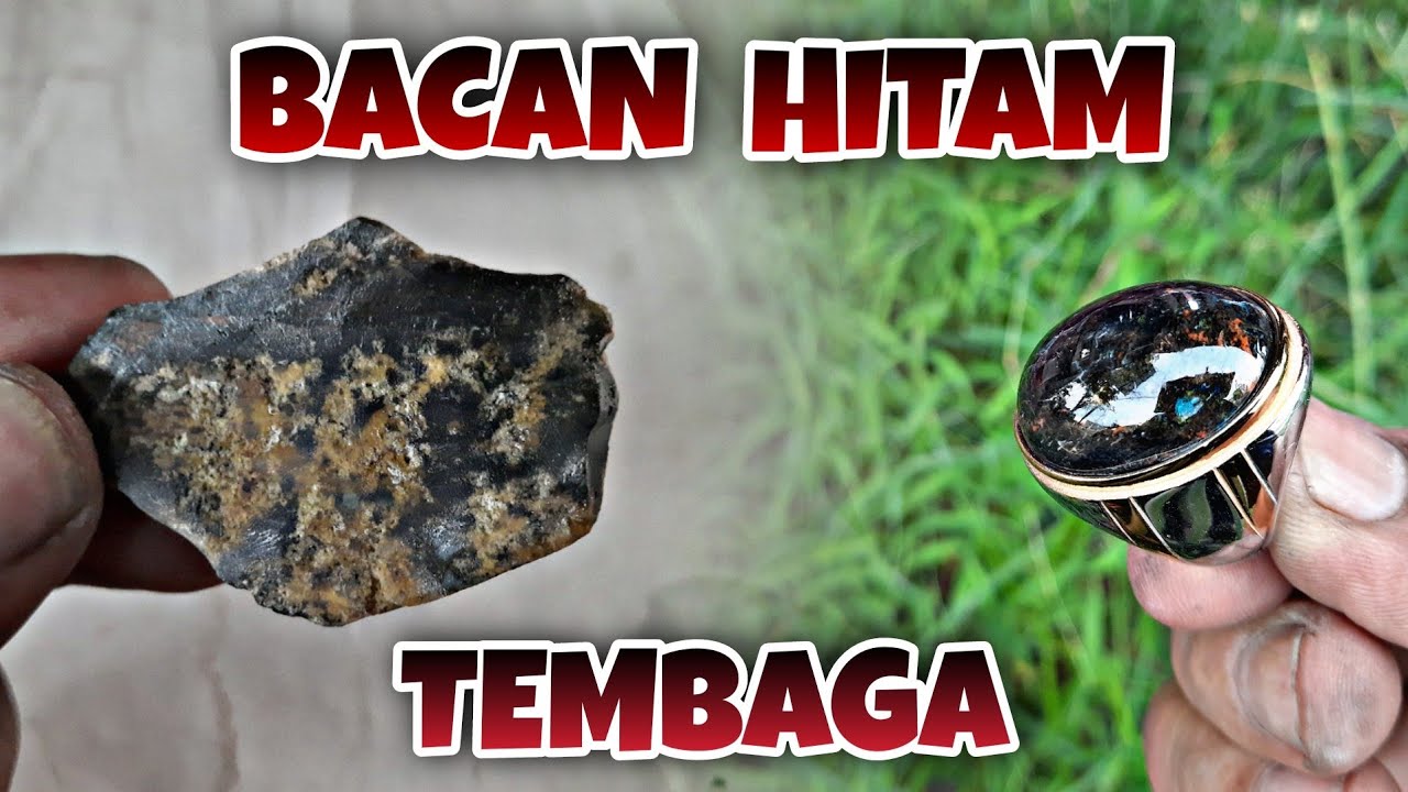 Bahan Batu Bacan Hitam
