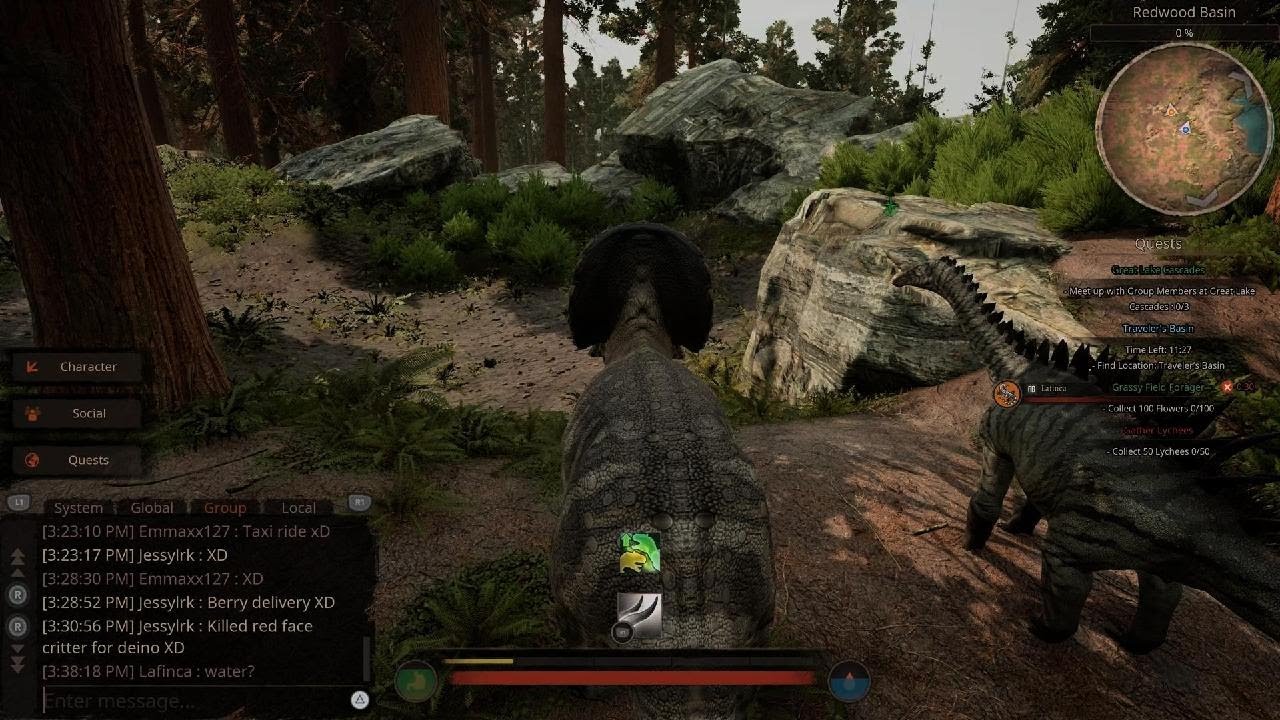 Path of titans growing adolescent dinos to Sub. - YouTube