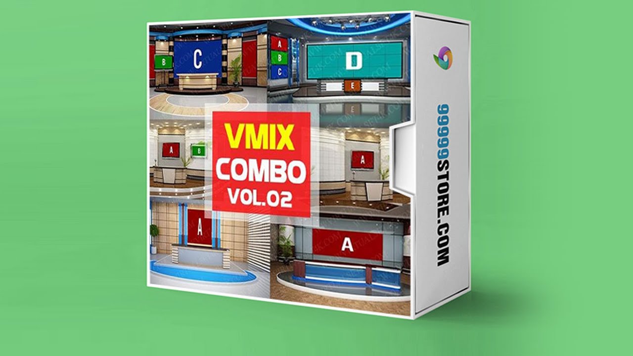 VMIX COMBO NEWS 4K VOL 02 - YouTube