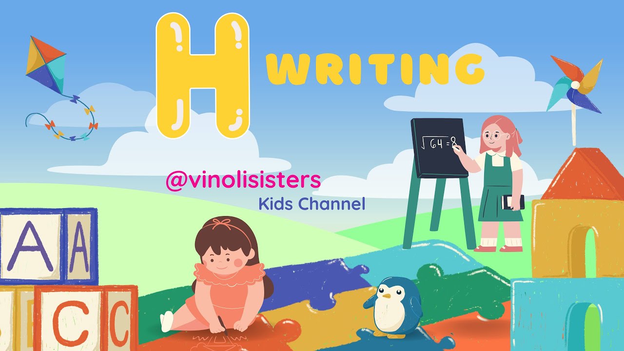 How to H Letter Words Writing ┇ Pictures Drawing for Children┇ Kids ...