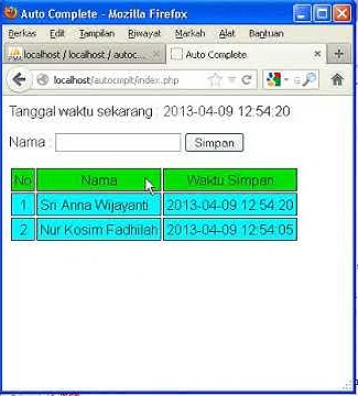 jQuery Auto Complete Input Form - YouTube