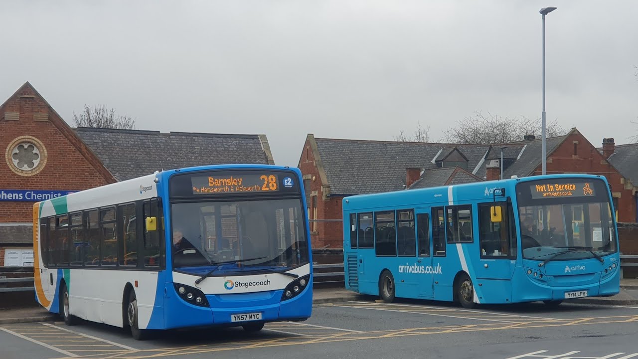 Kickdown!! Stagecoach Yorkshire MAN 18.240 Alexander Dennis Enviro 300 ...