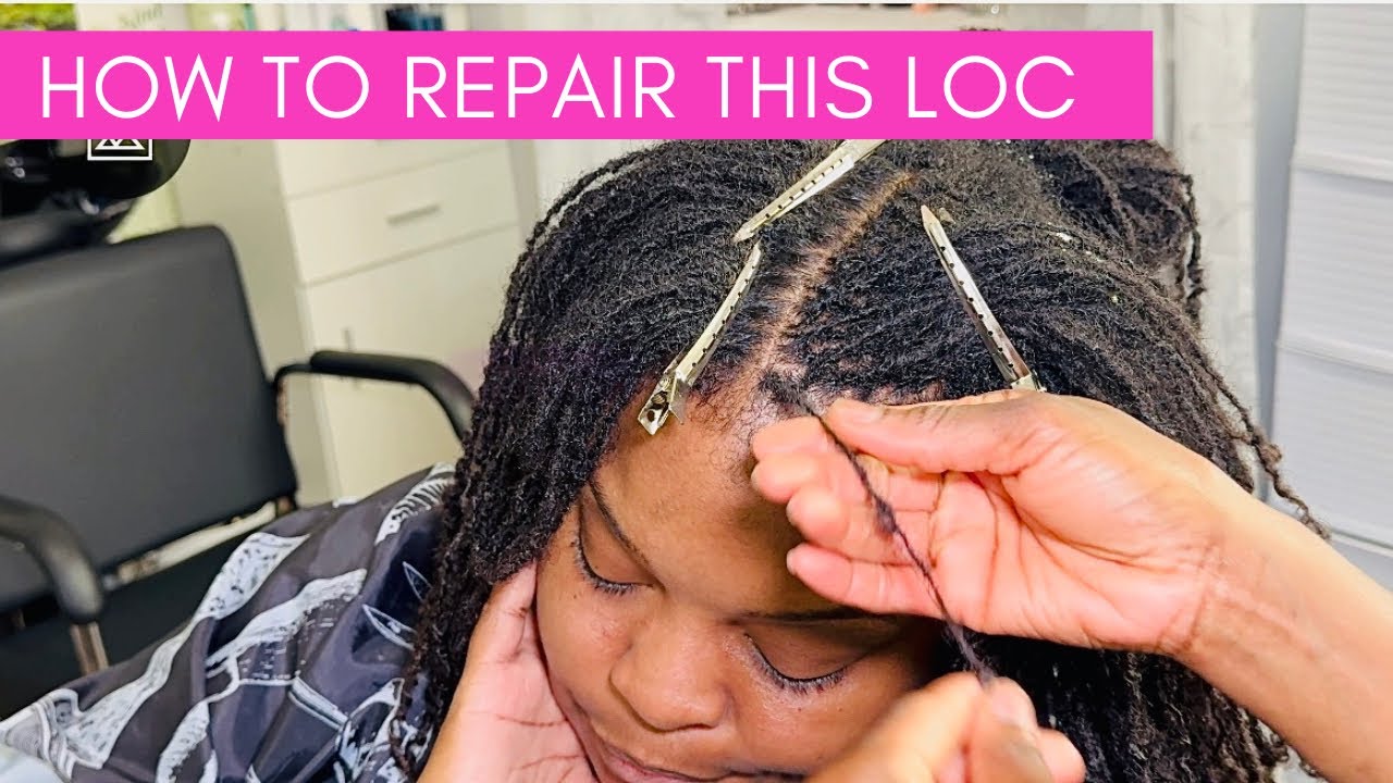 How To Repair / Fix Locs - YouTube