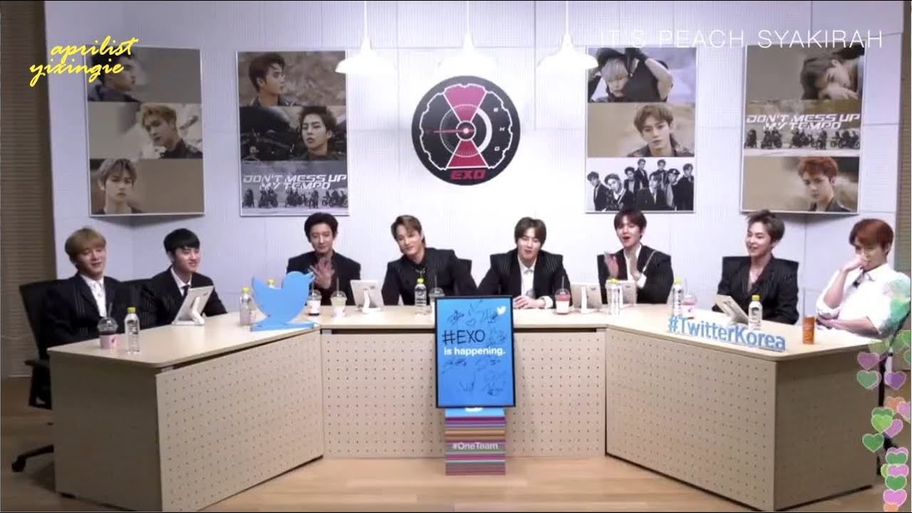 EXO Twitter Live/Yayını Türkçe Altyazılı [Don't Mess Up My Tempo] - YouTube