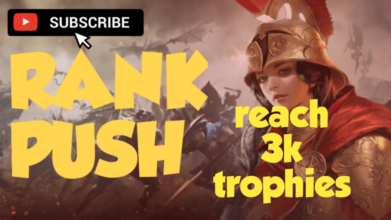 reach 3K trophies in road to valor Empire #rankpush - YouTube