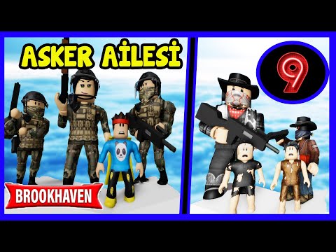 💂 ASKER AİLESİ BENİ EVLAT EDİNDİ 9 . BÖLÜM 🎖️🔴 NiKO ile Roblox Brookhaven Parodileri 🏡