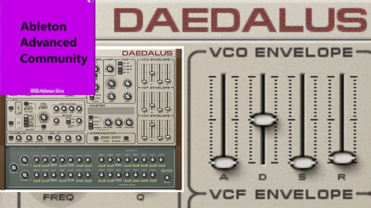 VST Plugin - Daedalus polyphonic synthesizer - My Free VST Collection ...