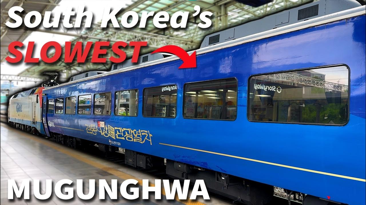 South Korea's SLOWEST Train! - Korail's MUGUNGHWA-HO - YouTube