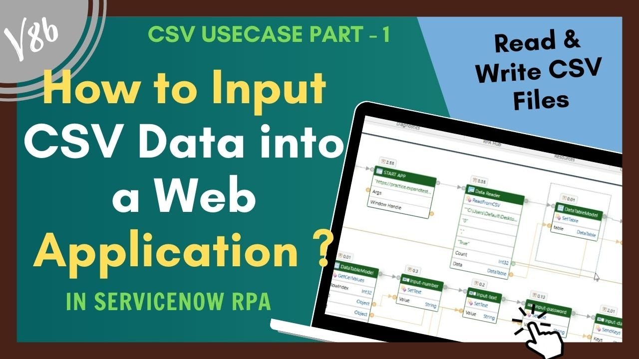 How To Read Write Csv And Input To A Web Application 📁 Csv Use Case 2976