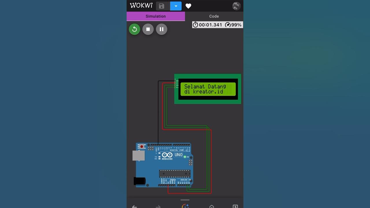 Simulasi Arduino Uno R3 #arduino #arduinoproject #cpp #education #programming #robotics # ...