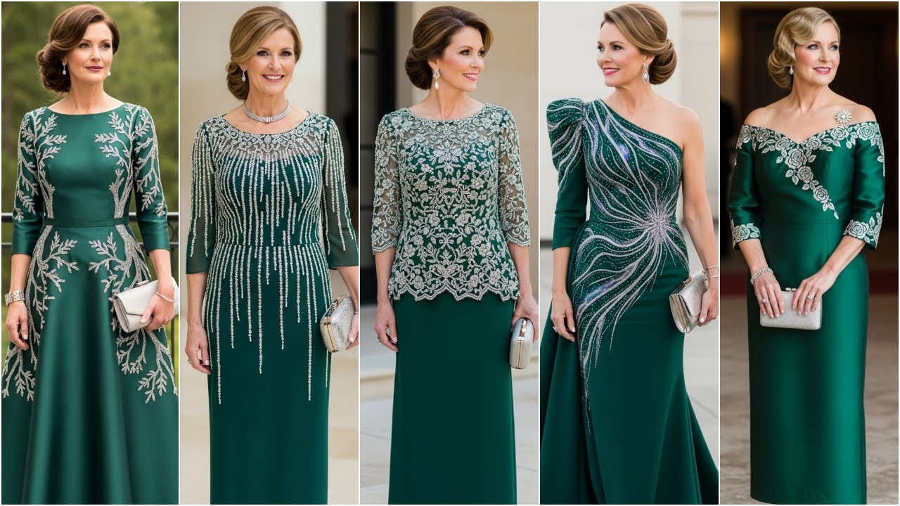 Amazing Mother Of The Bride Emerald Green Dresses Gallery