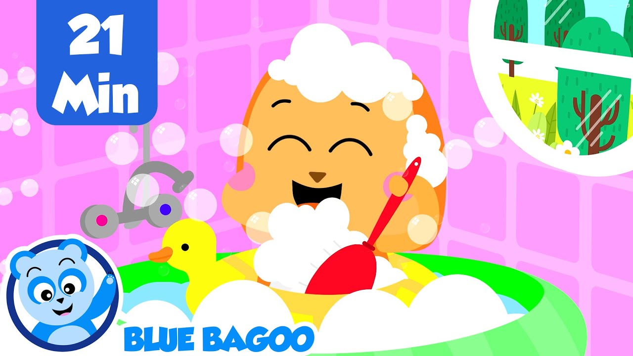 The Bath Song and More | Blue Bagoo Kids Songs Compilation - YouTube