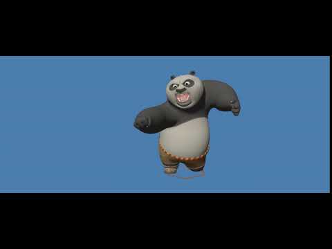 Po Animation, Kung Fu Panda 3 model. - YouTube