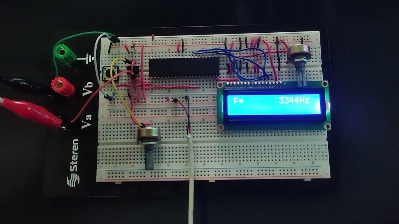 FRECUENCIMETRO CON USO DE TIMERS DEL PIC18F4550 - YouTube