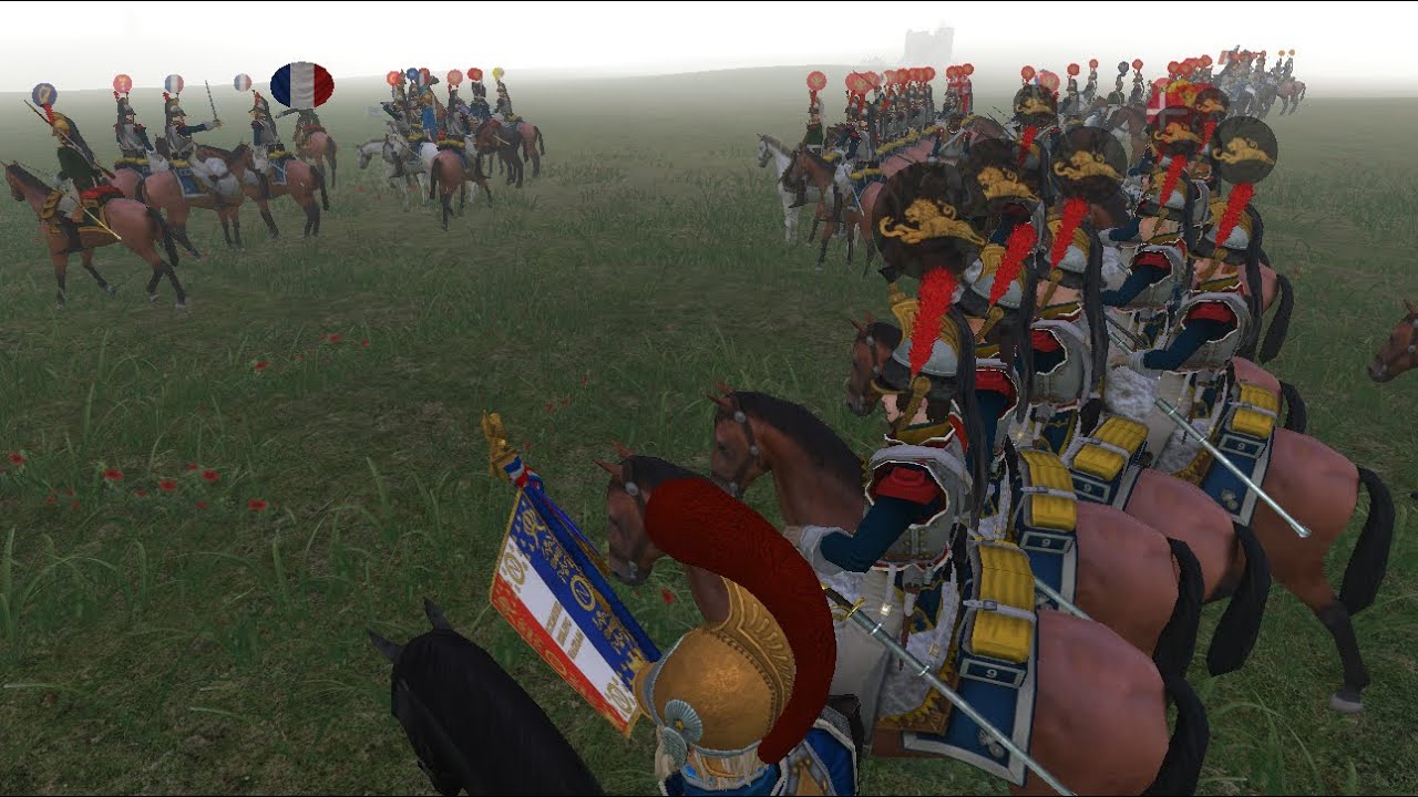 MASSIVE FRENCH CAVALRY CHARGE | Napoleonic Wars - YouTube
