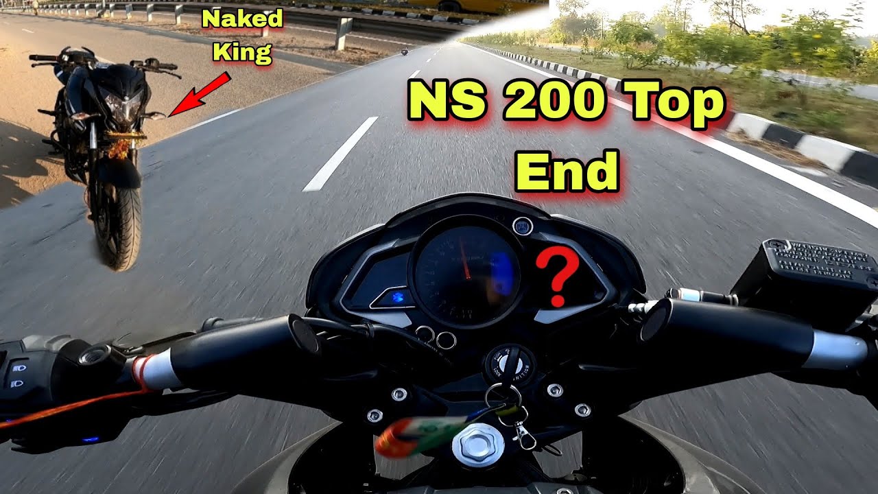 The All New 🤩 Ns 200 💪 bs6 2022 👌in Black 🖤 color | Top End 😈 | Naked ...