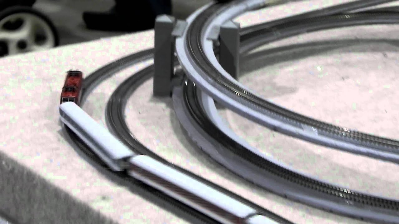 Z Scale Train Layout 2 - YouTube