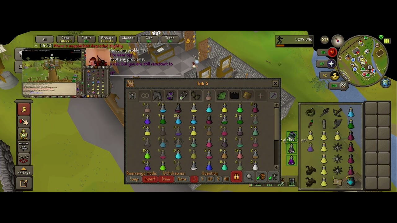 Clowning on keeezo osrs mobile pking tribrid nh - YouTube