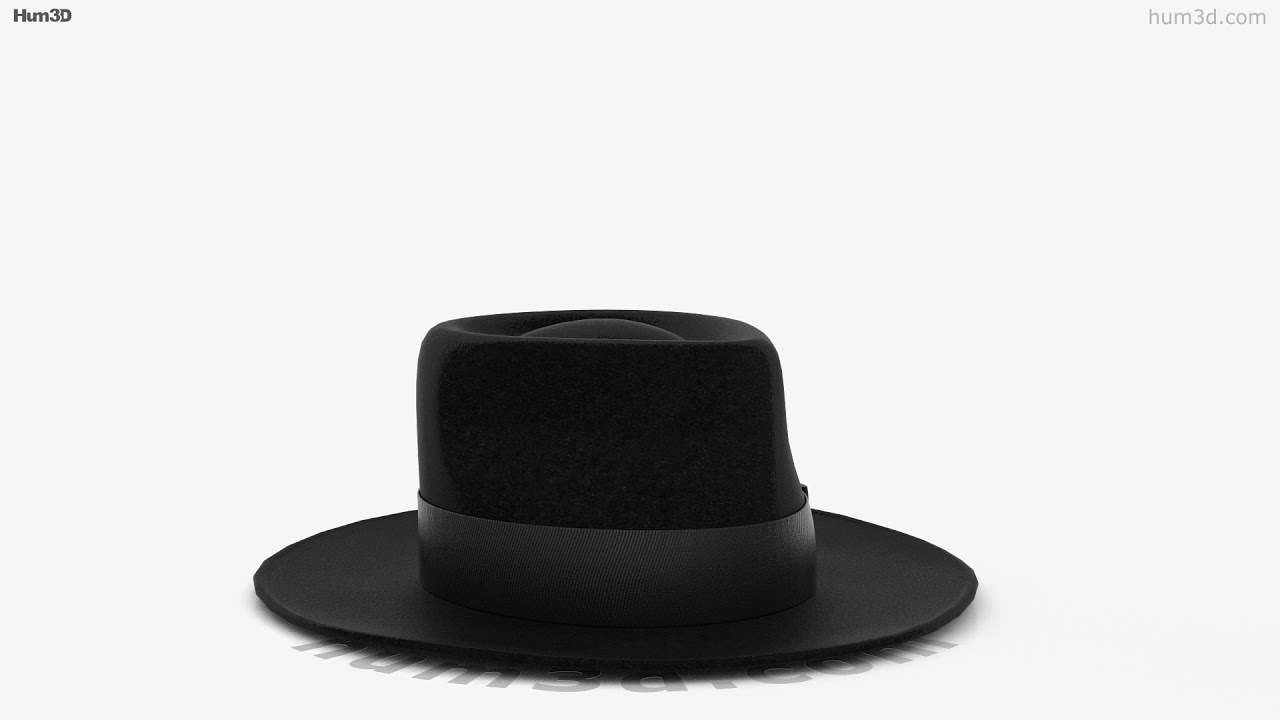 Fedora Hat 3D model by 3DModels.org - YouTube