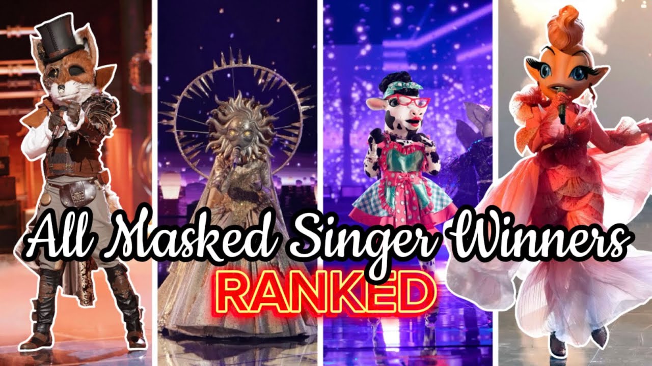 All Winners Ranked | The Masked Singer Seasons 1-11 - YouTube