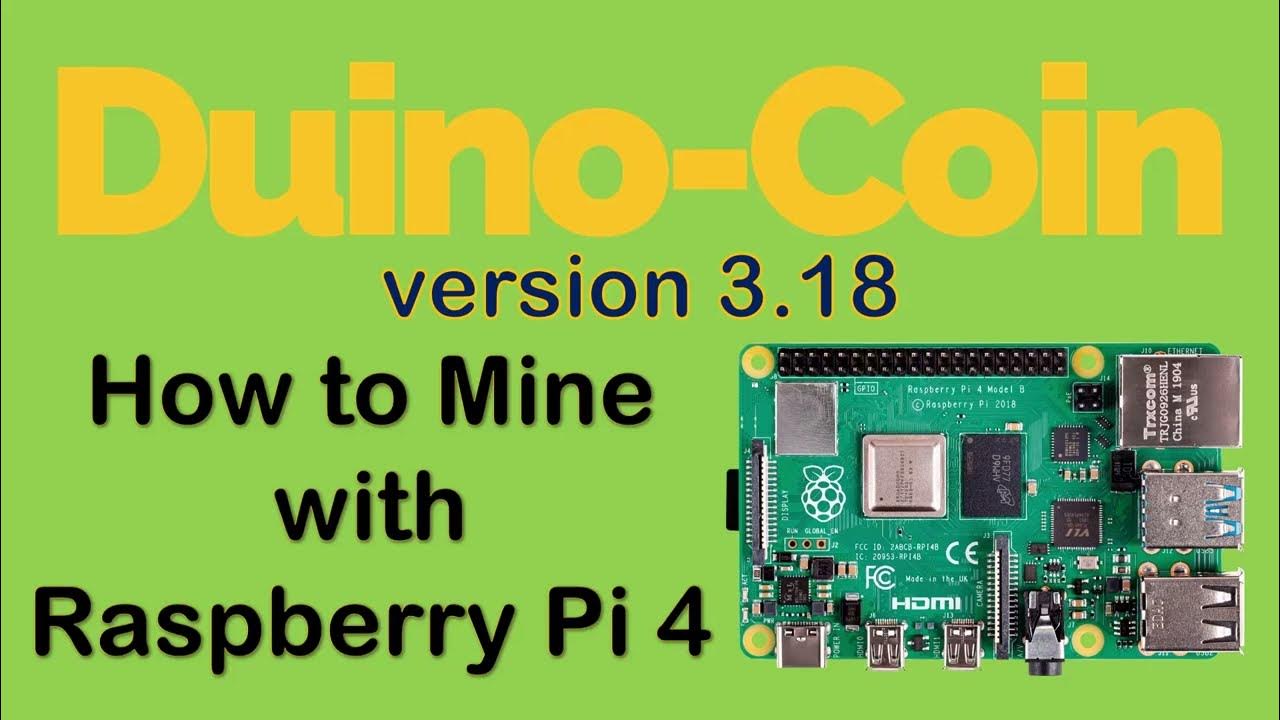 Duino-Coin 3.18 | How to Mine with Raspberry Pi 4 - YouTube