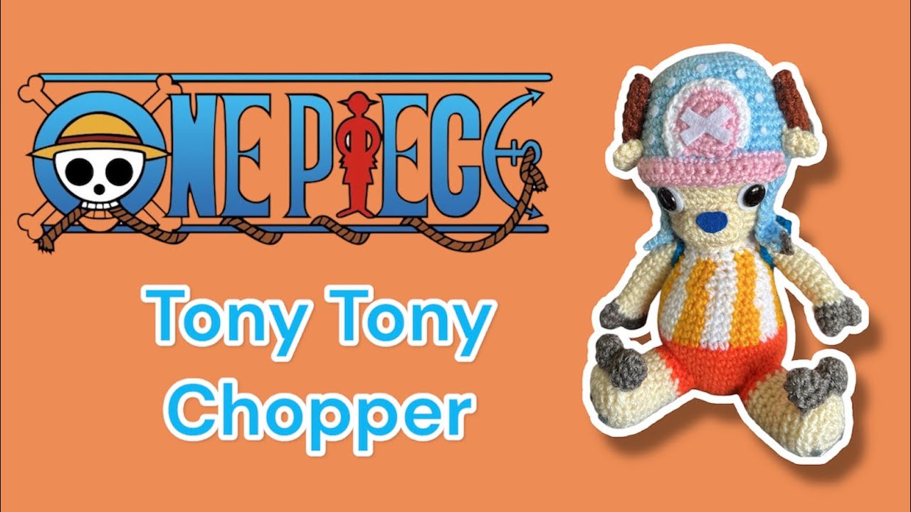 Cómo tejer a TONY TONY CHOPPER de one piece paso a paso tutorial ...