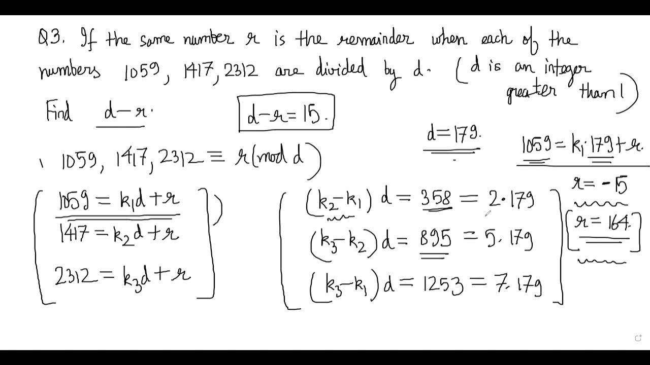 P2. Number Theory Practice || RMO, INMO, IMO - YouTube