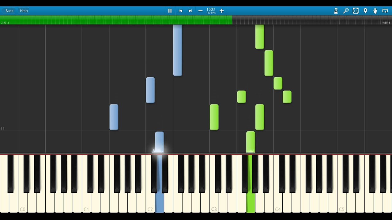 [Synthesia] Piano Tutorial! I Am The Doctor - YouTube