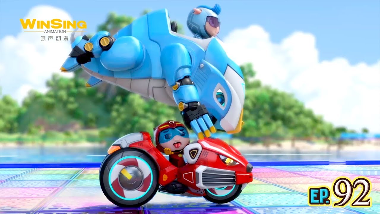 《猪猪侠之竞速小英雄》第十五季 - GG Bond Racing: 第92集 闪电折叠弯？卑鄙的胜利者！ - YouTube