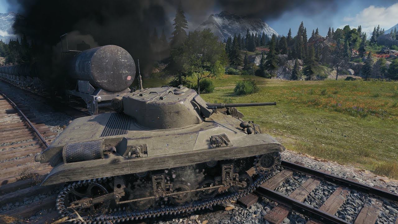 World of Tanks M22 Locust 1363 DMG - Serene Coast - YouTube