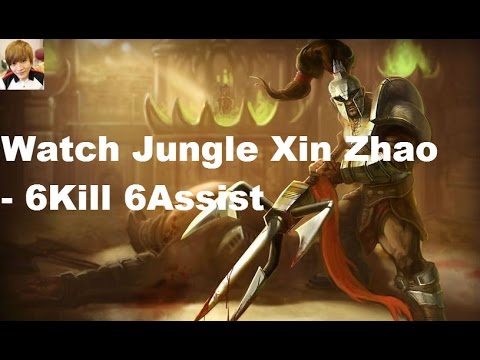 [LOL] 나진 와치 정글 신짜오 플레이/6Kill 6Assist(KOR Solo Queue Najin Watch Jungle ...