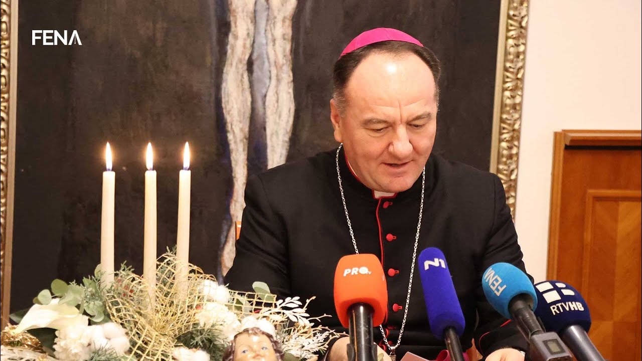 Biskup Palić pročitao božićnu poruku biskupa u BiH: Molimo da svi ...