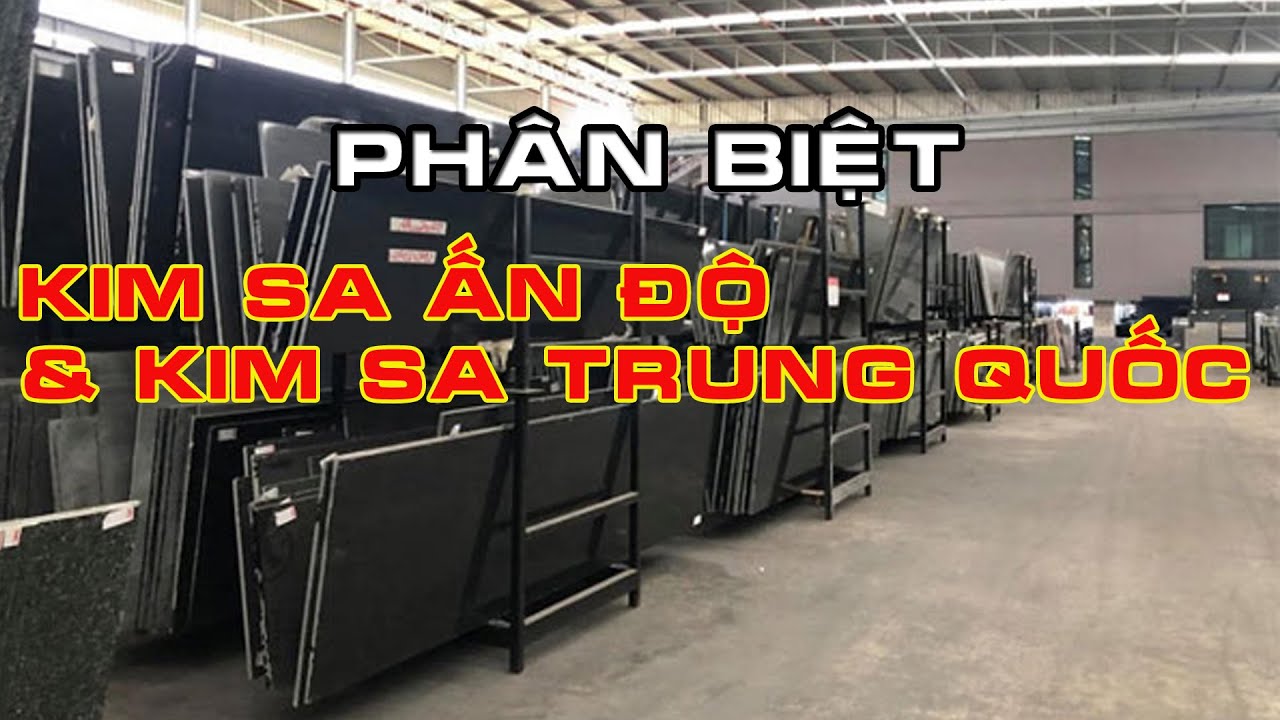 Cách nhận biết đá kim sa Ấn Độ và đá kim sa Trung Quốc - YouTube
