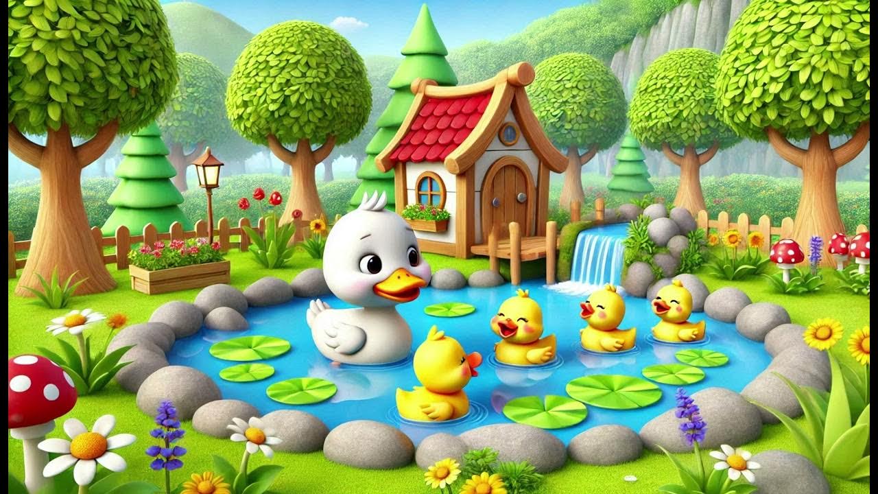The Duck and the Pond Counting Time | Nursery Rhymes & Kids Songs 🦆🎶 ...