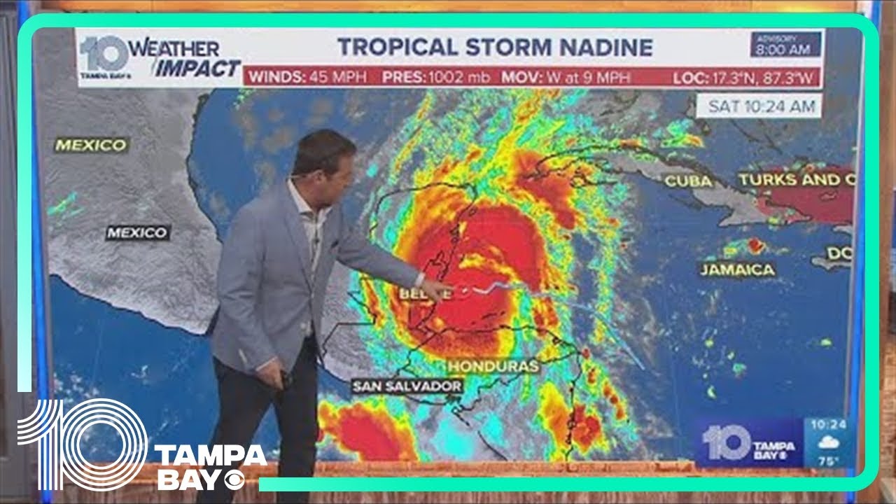 Tracking the Tropics: Tropical Storm Nadine forms, expected to move ...