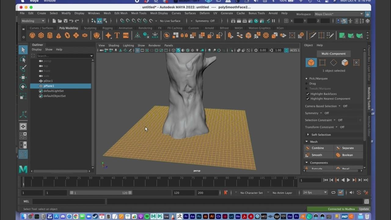 3D Studio: Export Model From Mudbox to Maya for Rendering - YouTube