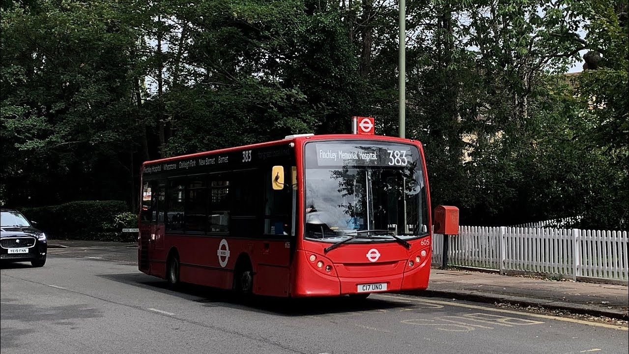 The Oldest Bus In TFL Service | Bus Journey: UNŌ Buses Route 383 - (605 ...