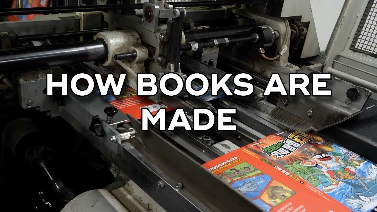 The Insane Process Behind Modern Book Printing - YouTube