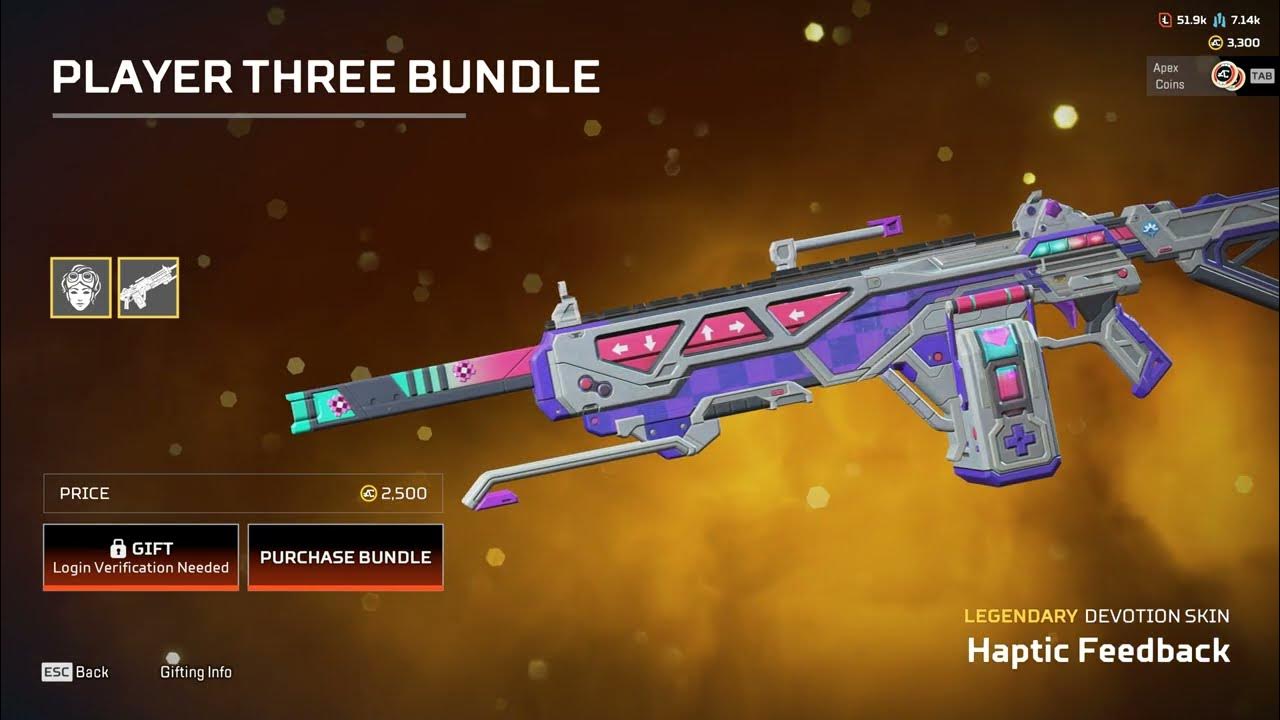 APEX LEGENDS | Devotion | Legendary | Haptic Feedback - YouTube