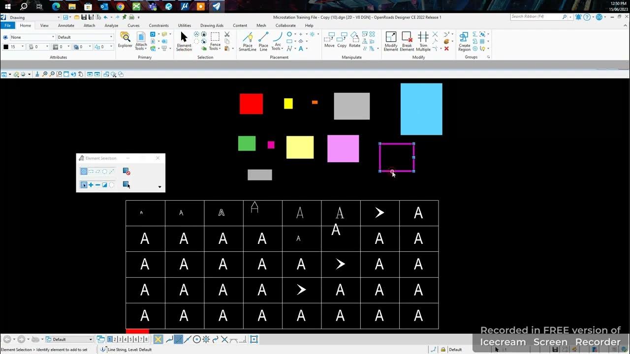 MicroStation CONNECT Edition: How To Get Outline For Shape - YouTube