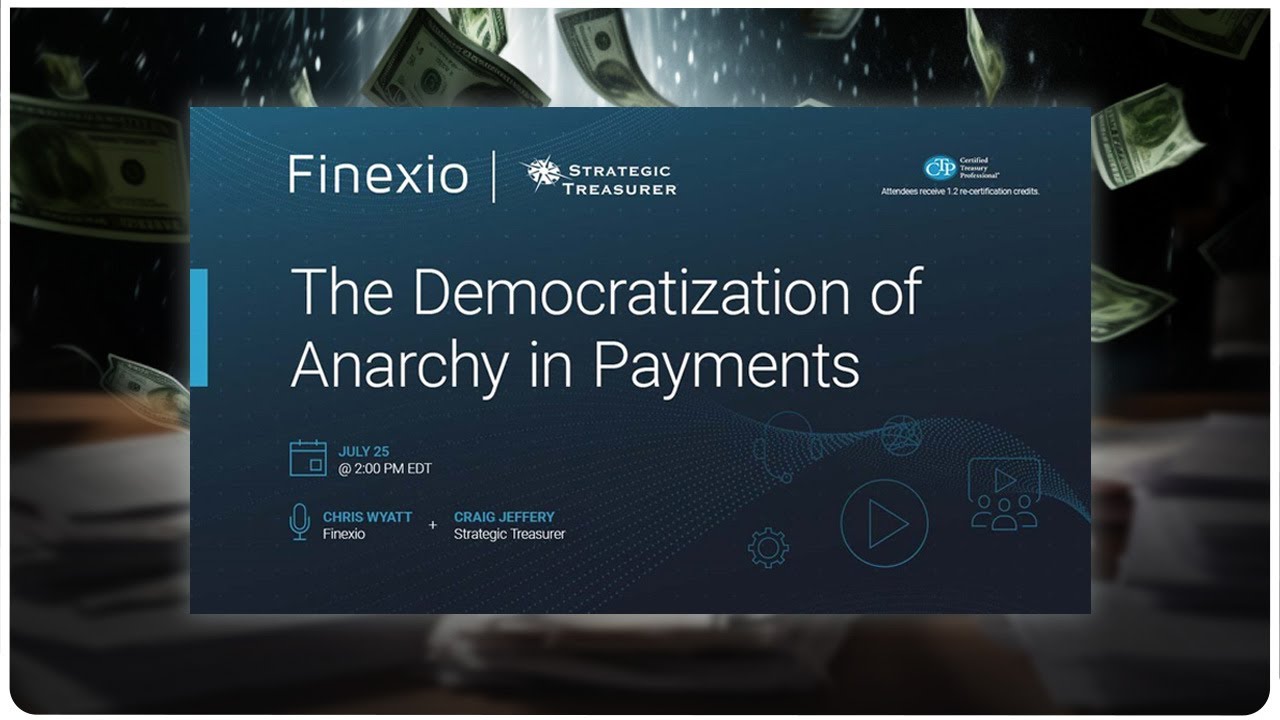 The Democratization of Anarchy in Payments with Finexio - YouTube