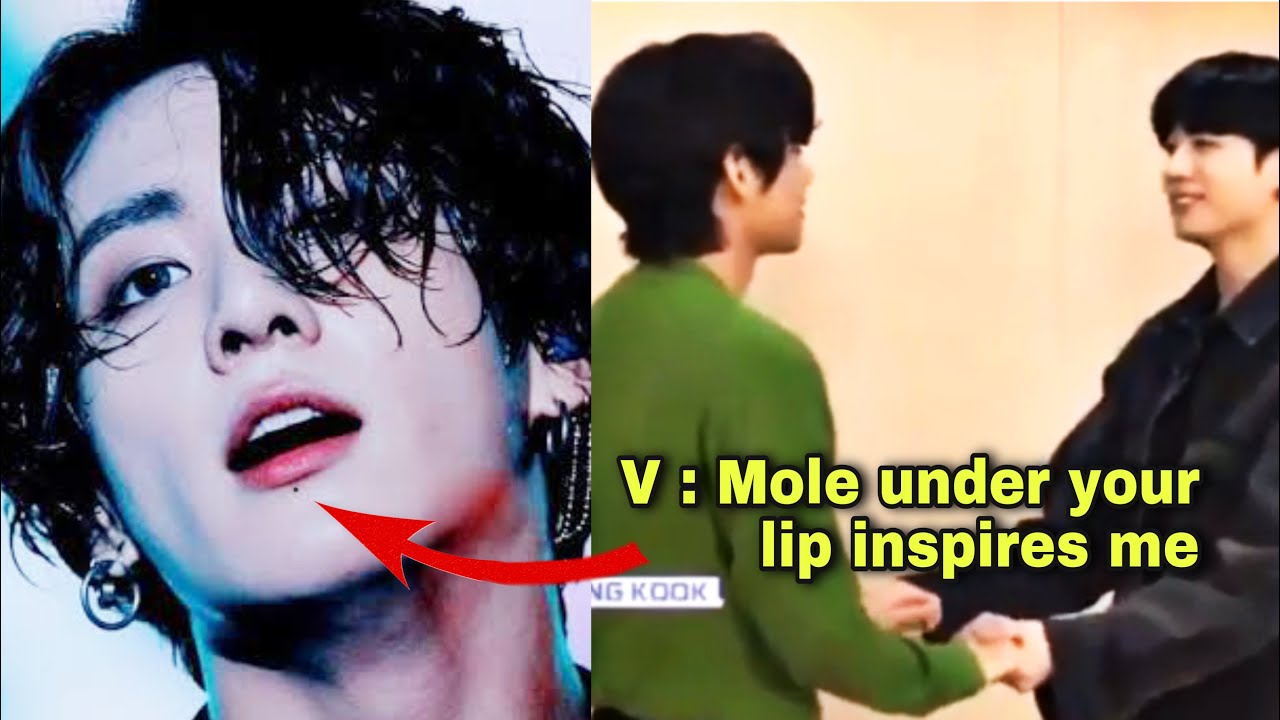 BTS Taehyung is stimulated by Jungkook’s mole 😏 RM done with Taekook # ...