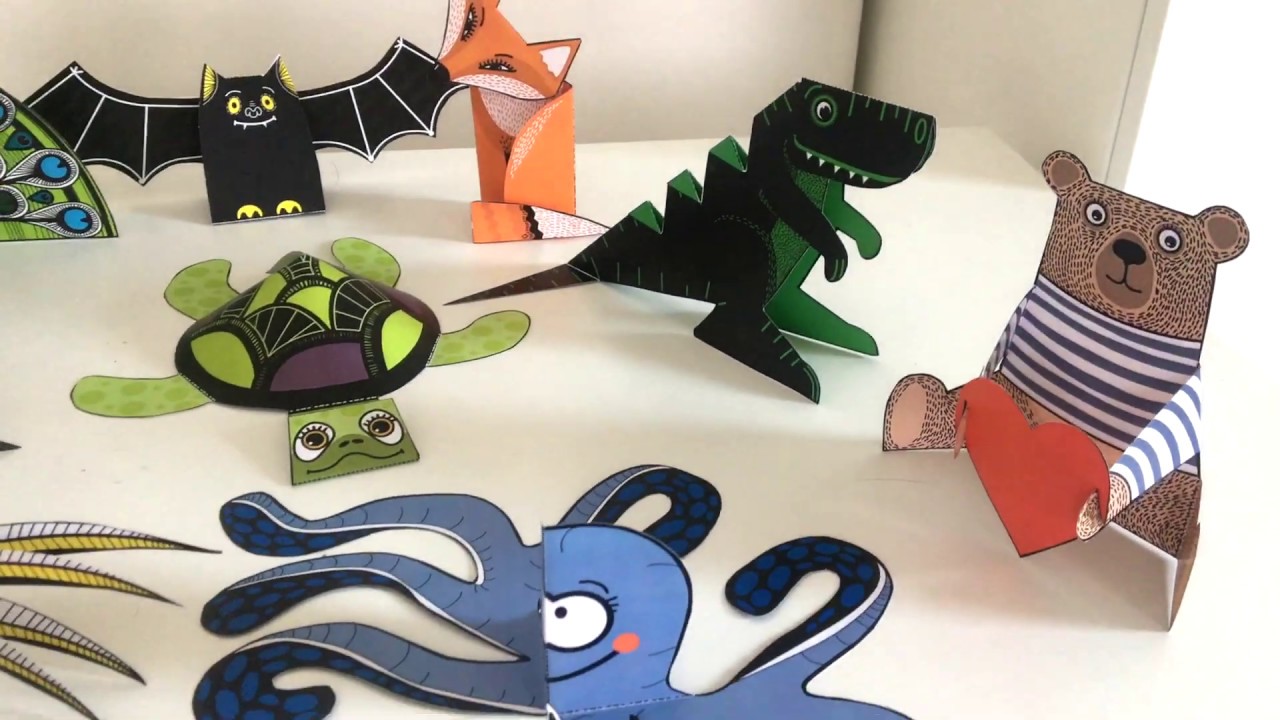 PAPER ANIMALS 1 - YouTube