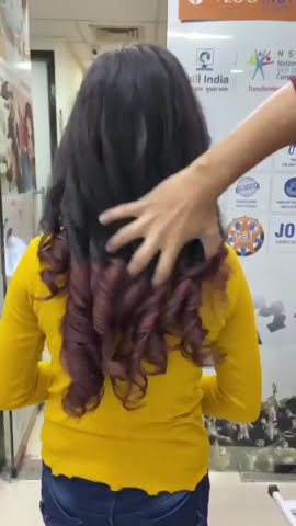 Hair Colouring by VLCC Academy Student Noida - YouTube