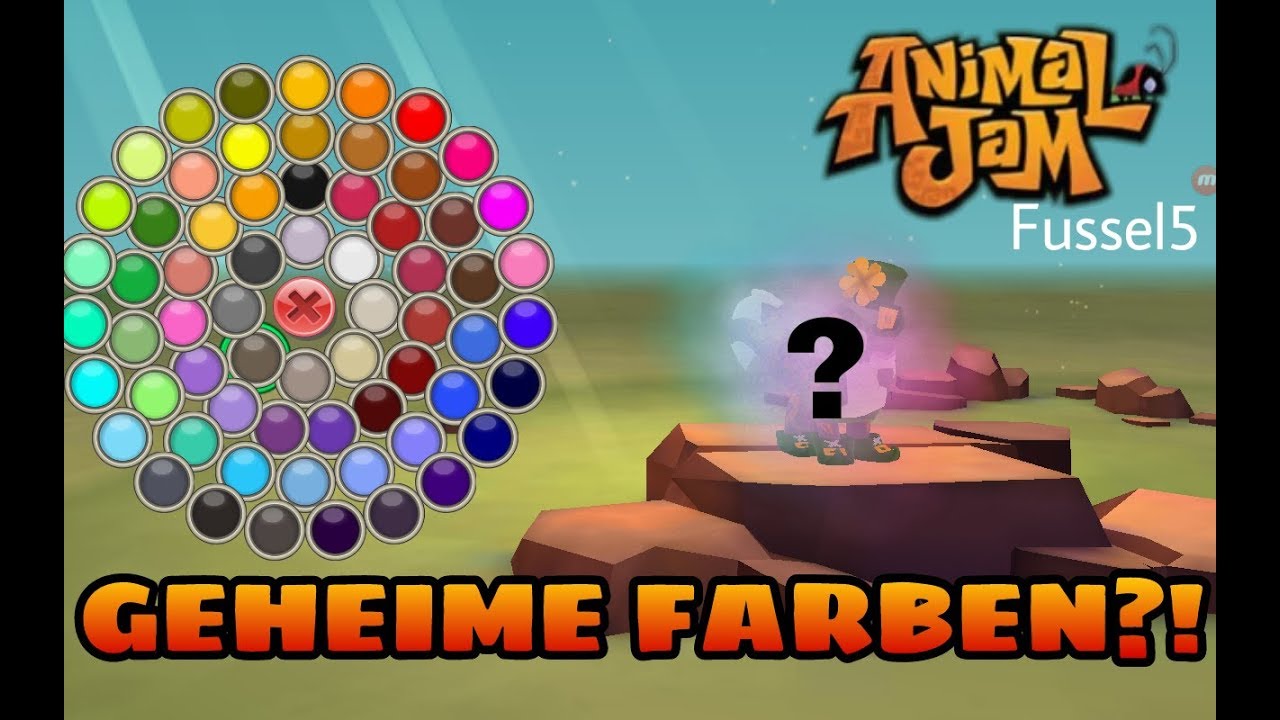 NEUE GEHEIME FARBEN! | Animal Jam Play Wild SECRET COLORS! | Fussel5 ...