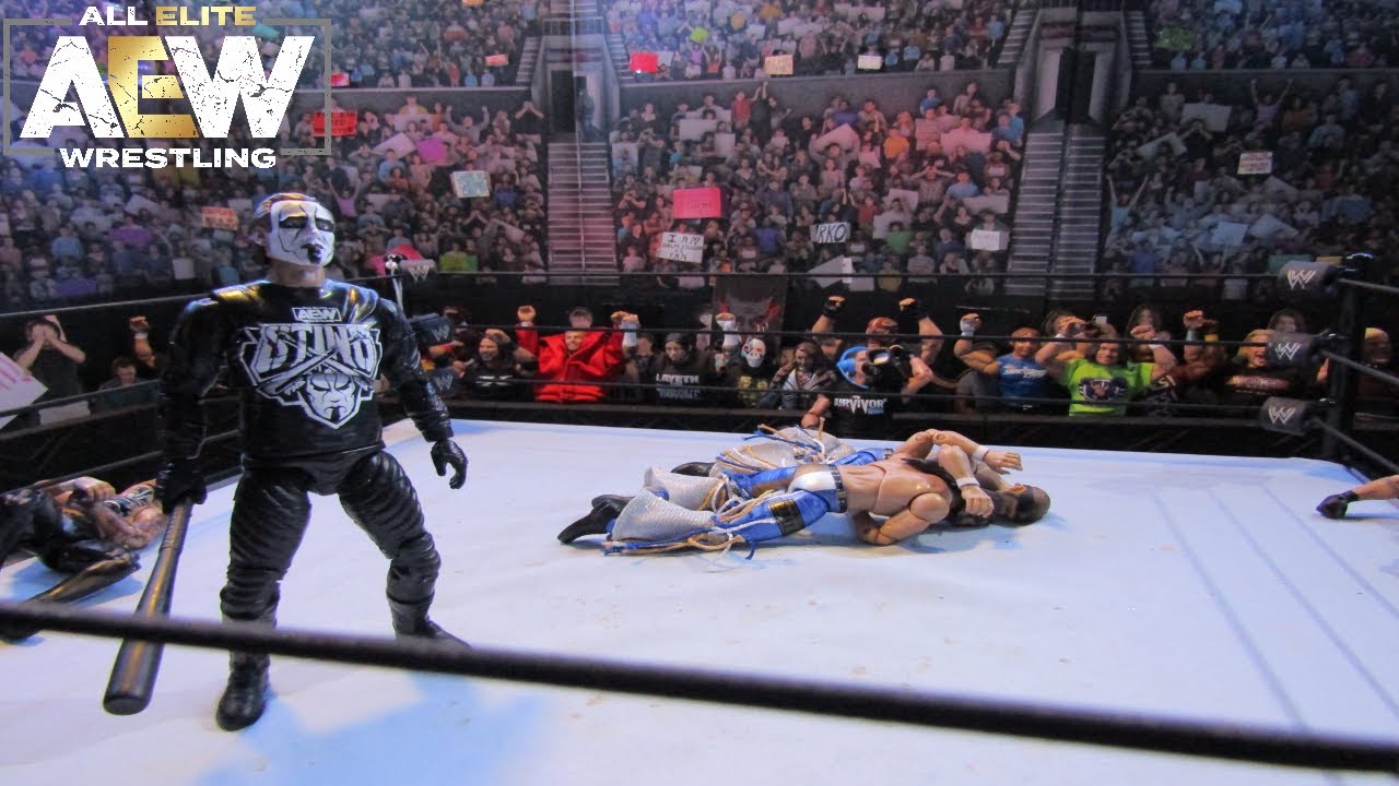 #124 Sting - Baseball Bat - AEW Stop Motion - YouTube